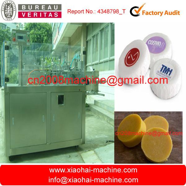3 in one full automatic pleat soap wrapping machine